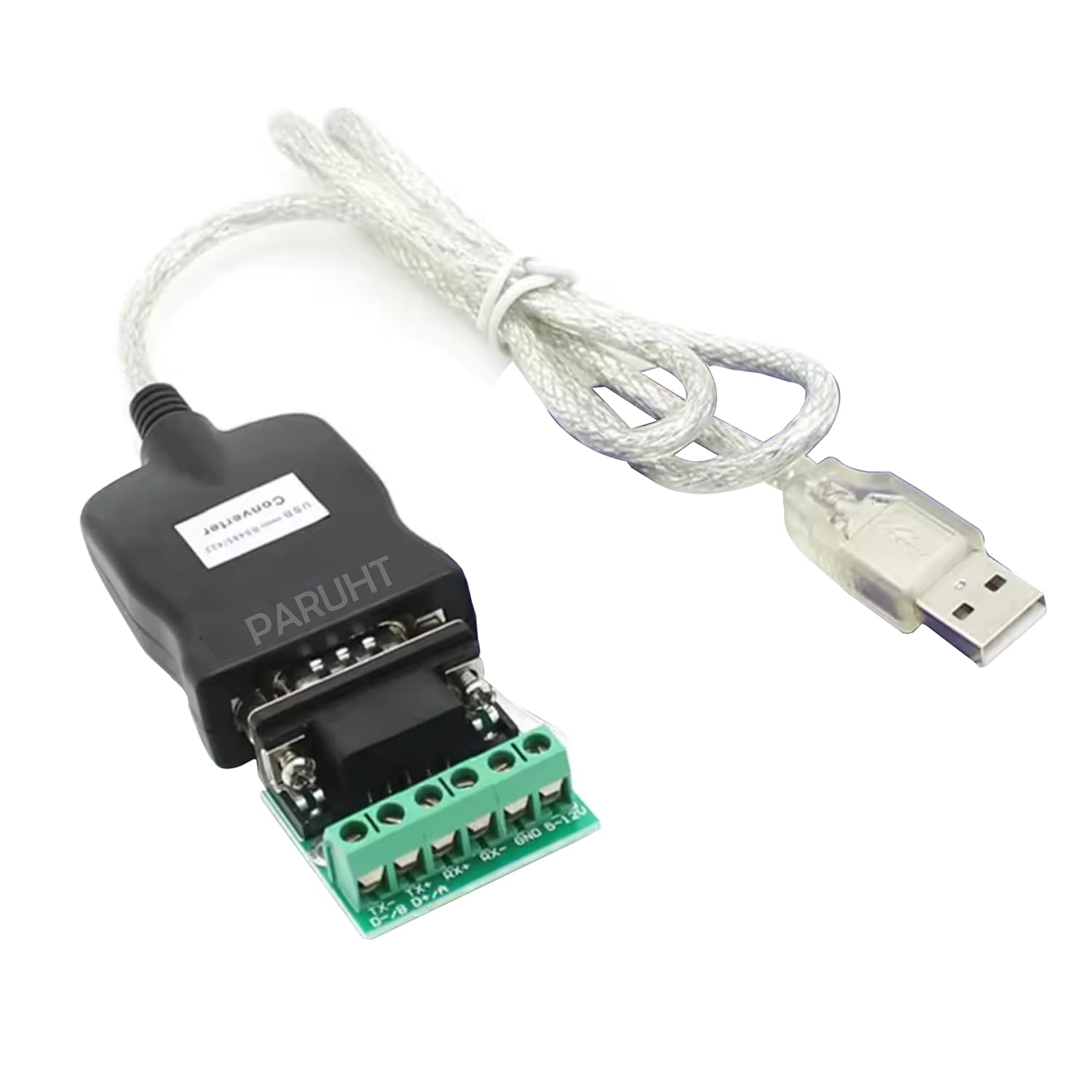 PARUHT USB to RS485 RS422 TTL CAN Serial Port Converter Adapter Cable, Black 485422 : Amazon.in ...