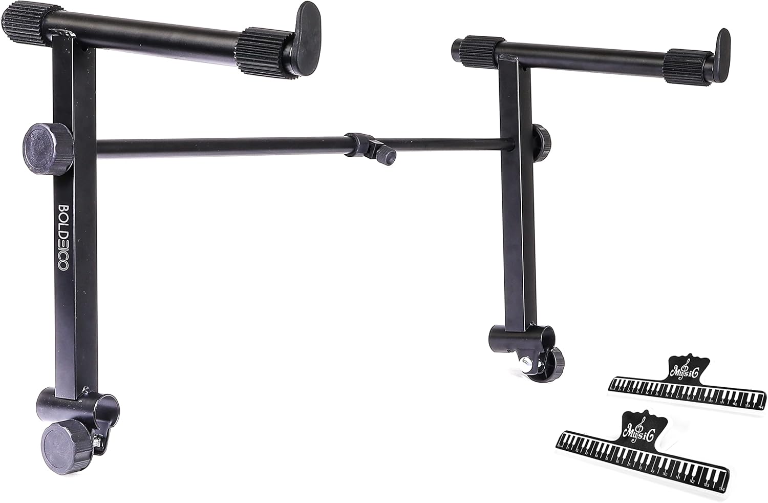 Amazon.com: Boldeico - 2 Tier Keyboard Stand Extension – Width ...