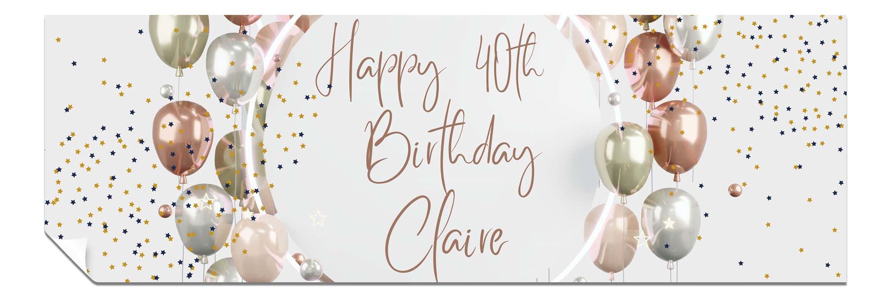 Personalised Birthday Banners - Happy Birthday Banners for Men & Women ...