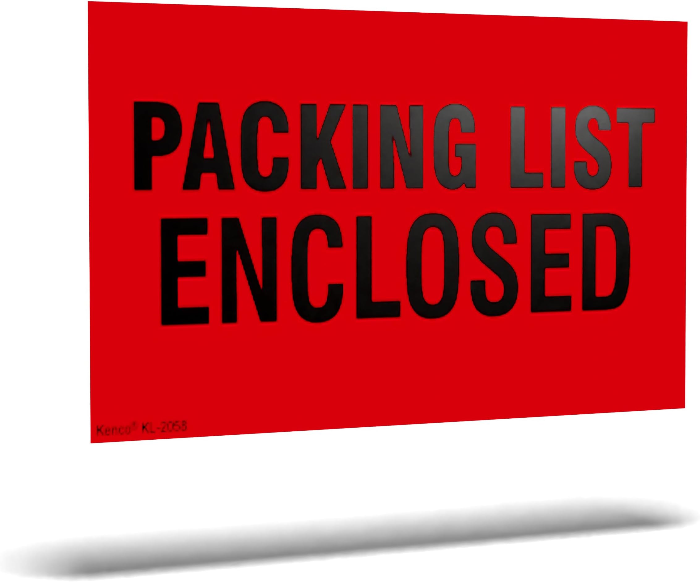 Amazon.com : Kenco 3" X 5" Packing List Enclosed Shipping Label ...