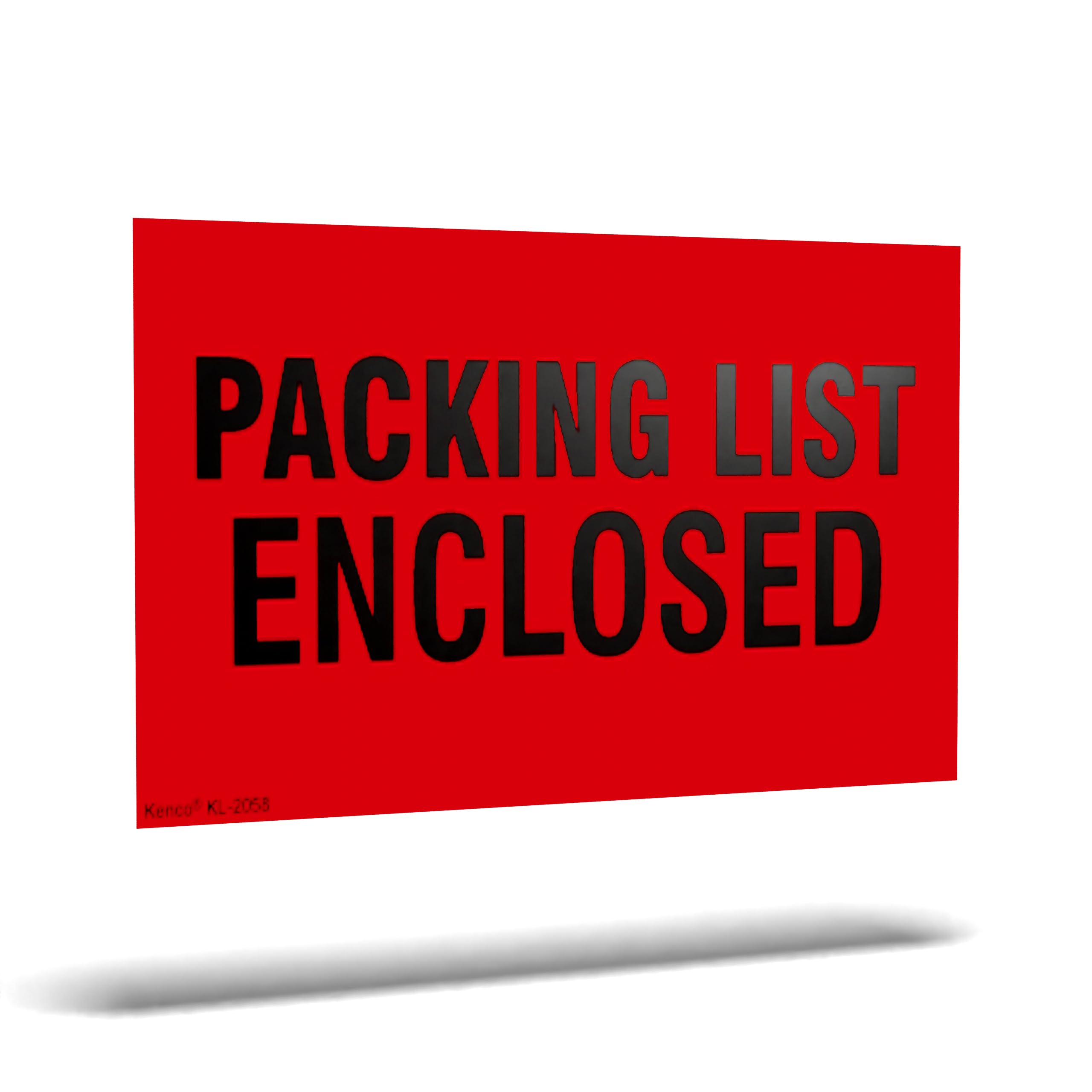 Amazon.com : Kenco 3" X 5" Packing List Enclosed Shipping Label ...