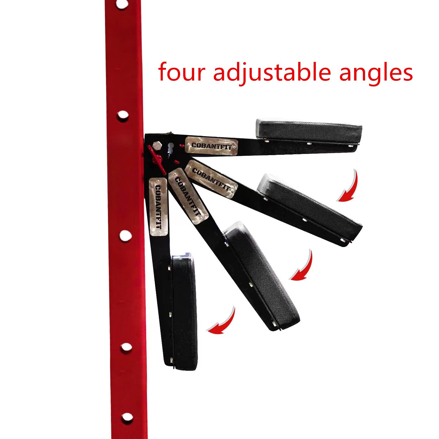 ( black color ) COBANTFIT Chest Support Rack Attachment Row Fly Curl ...