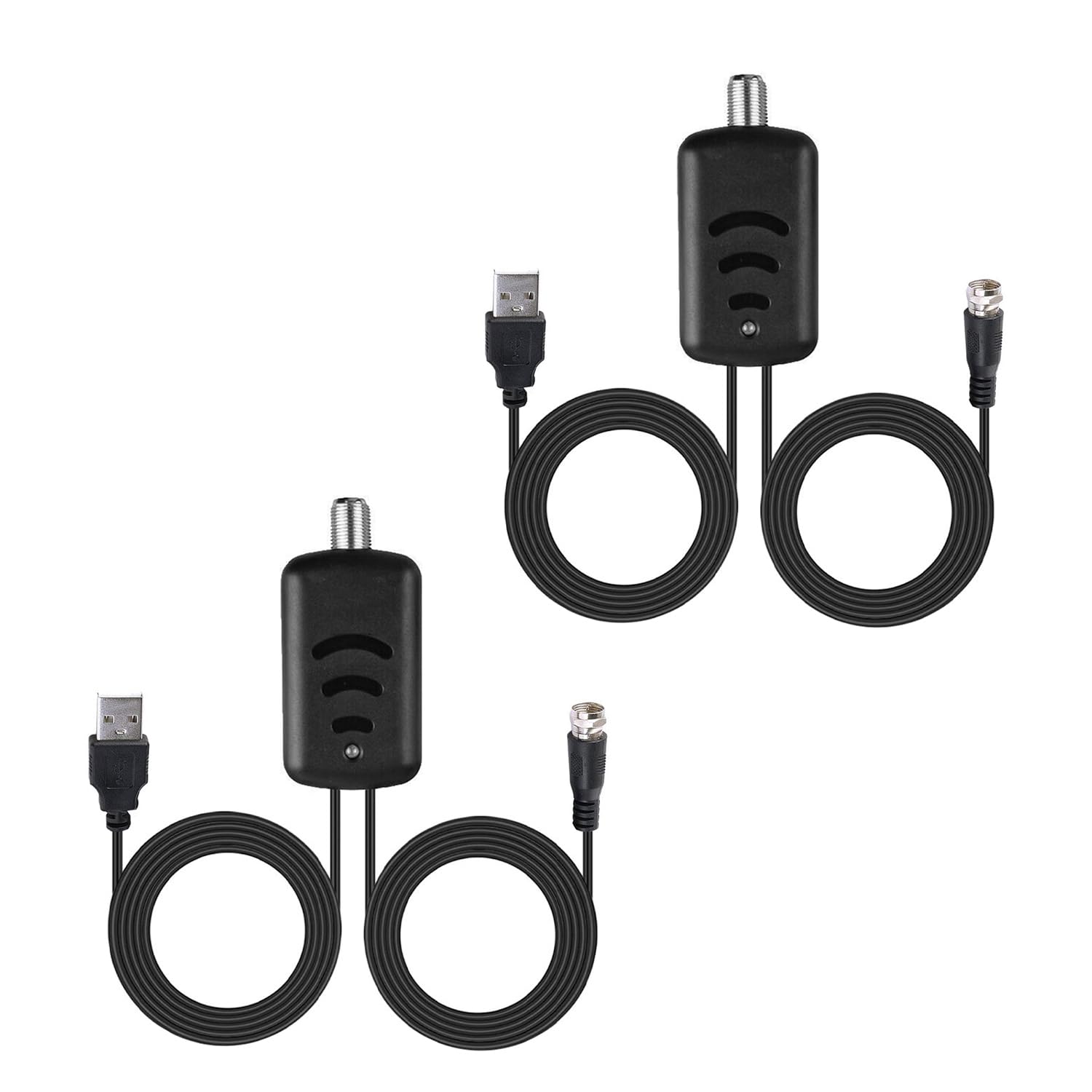 Amazon.com: GHFTCCF 2PCS Indoor High-Gain Digital TV Antenna Amplifier ...