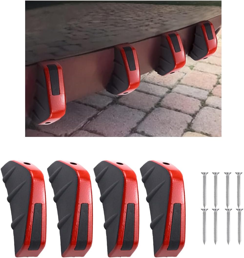 Amazon.com: Car Rear Lower Bumper Diffuser, Shark Fin Spoiler ...