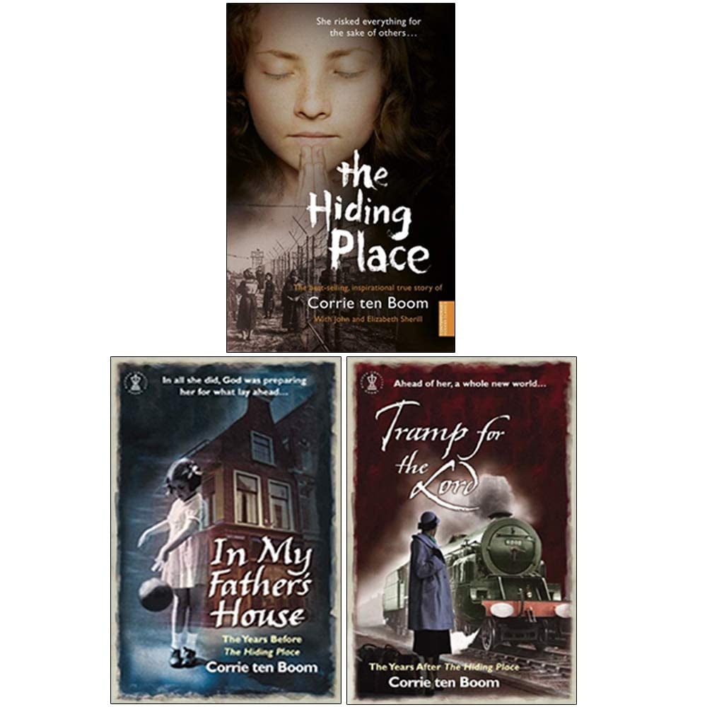 Corrie Ten Boom 3 Books Collection Set (The Hiding Place, In My Father ...