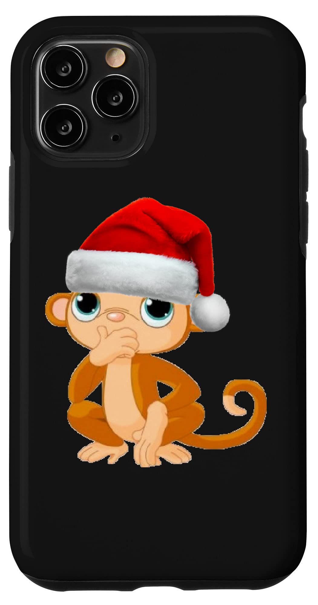 Santa Monkey Cartoon