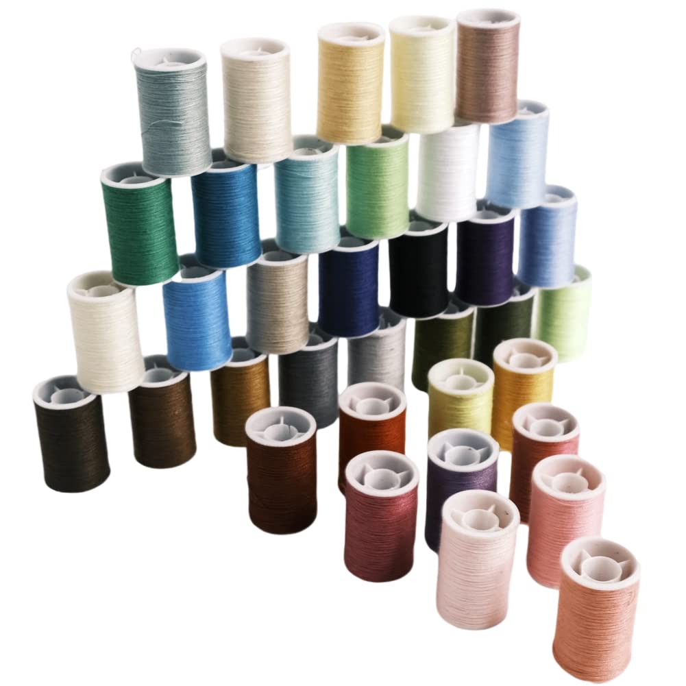 Sewing Thread Kits,36 Colors Polyester Threads for Hand Stitching ...