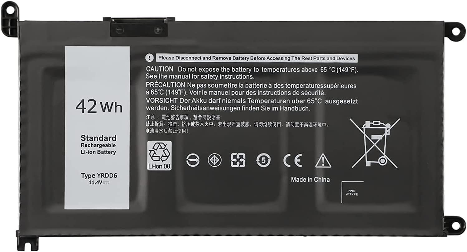 Laptrix YRDD6 Battery for Inspiron 7586 5482 5485 5491 5591 3310 2-in-1 ...