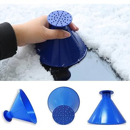 Amazon.com: SERENDIPITY TEXTILE Round Windshield Ice Scrapers, Magic ...