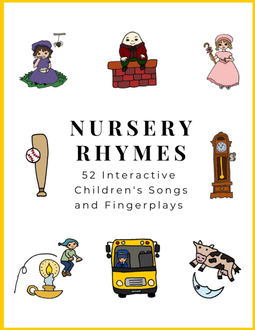 Nursery Rhymes Songs Fingerplays Printable Cards
