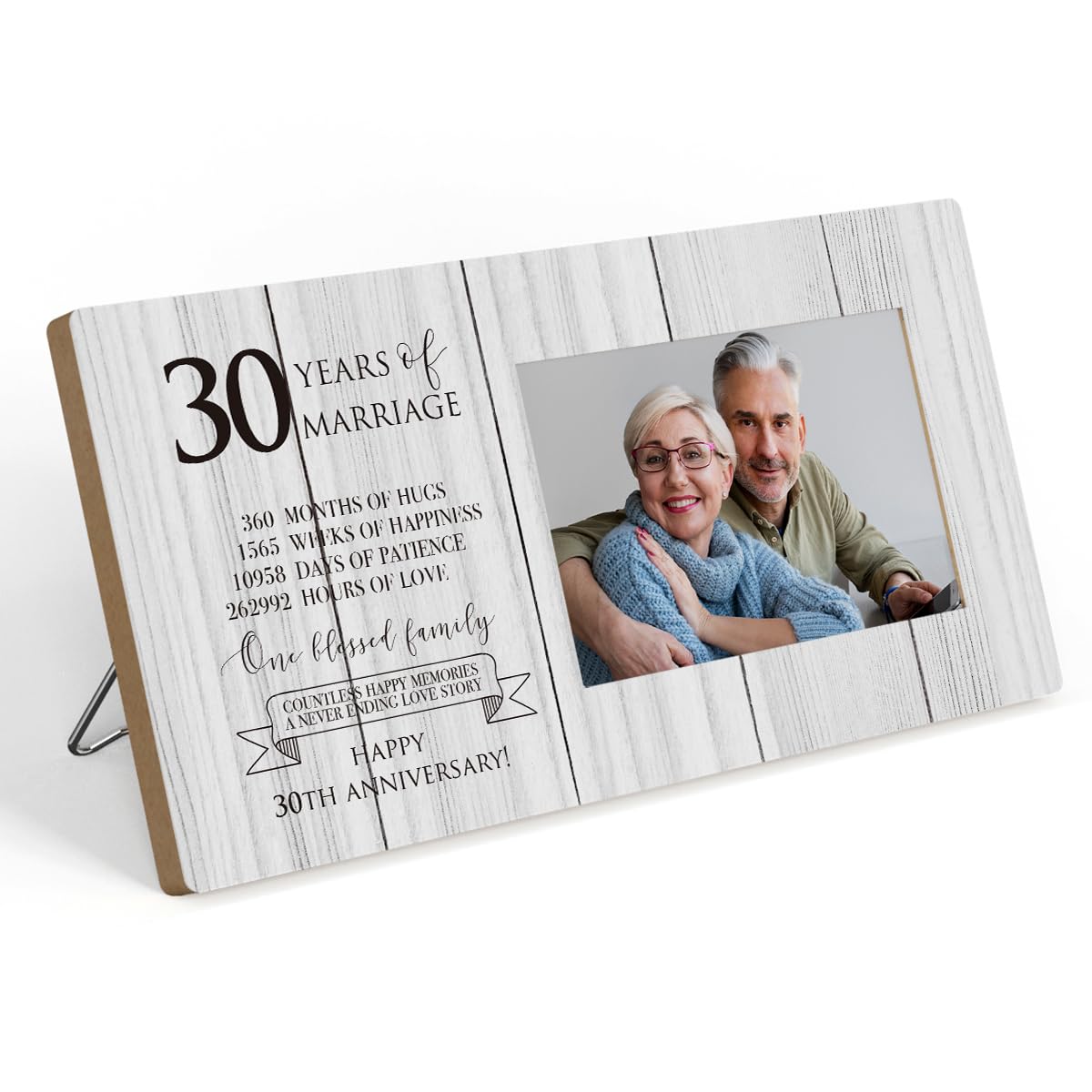30th wedding anniversary frame | Honestweddingadvice.com