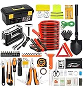 Amazon.com: AUTODECO 98 PCS Roadside Car Emergency Assistance Kit with ...