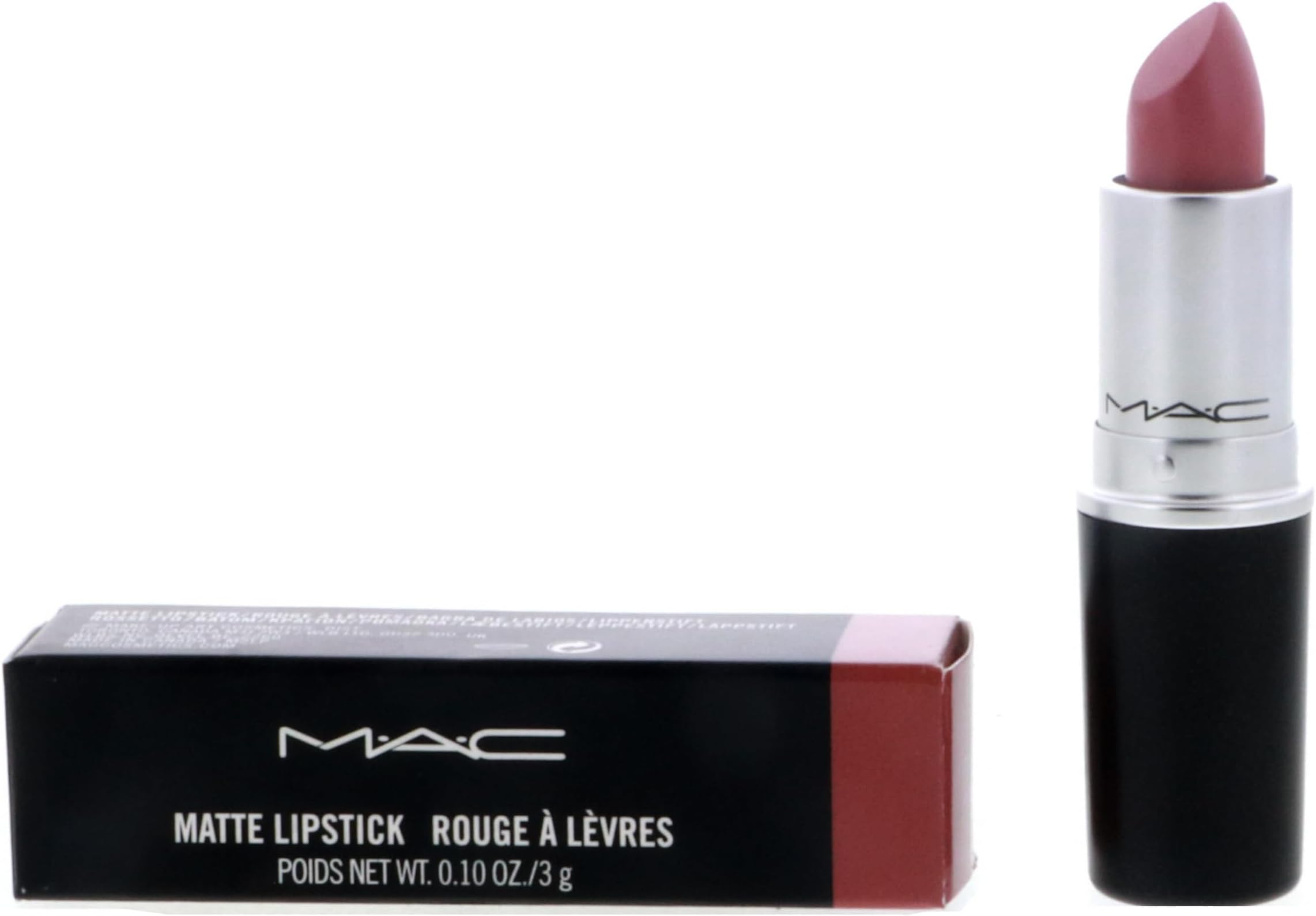 Amazon.com: MAC Matte Lipstick - 663 Come Over (Nude Pink) : Beauty ...