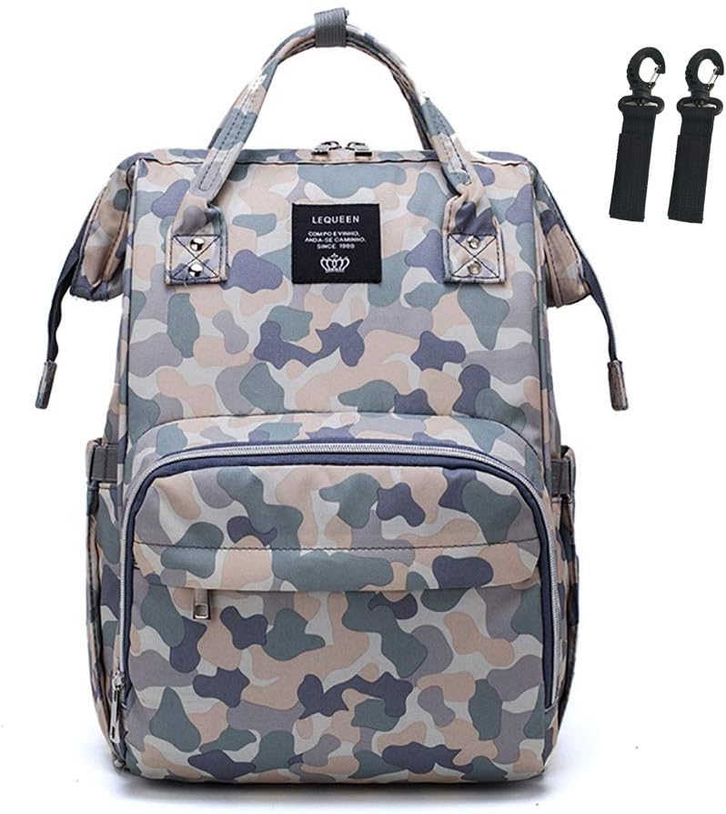 Amazon.com: Starte Camo Diaper Bag Backpack, Large Multifunction ...