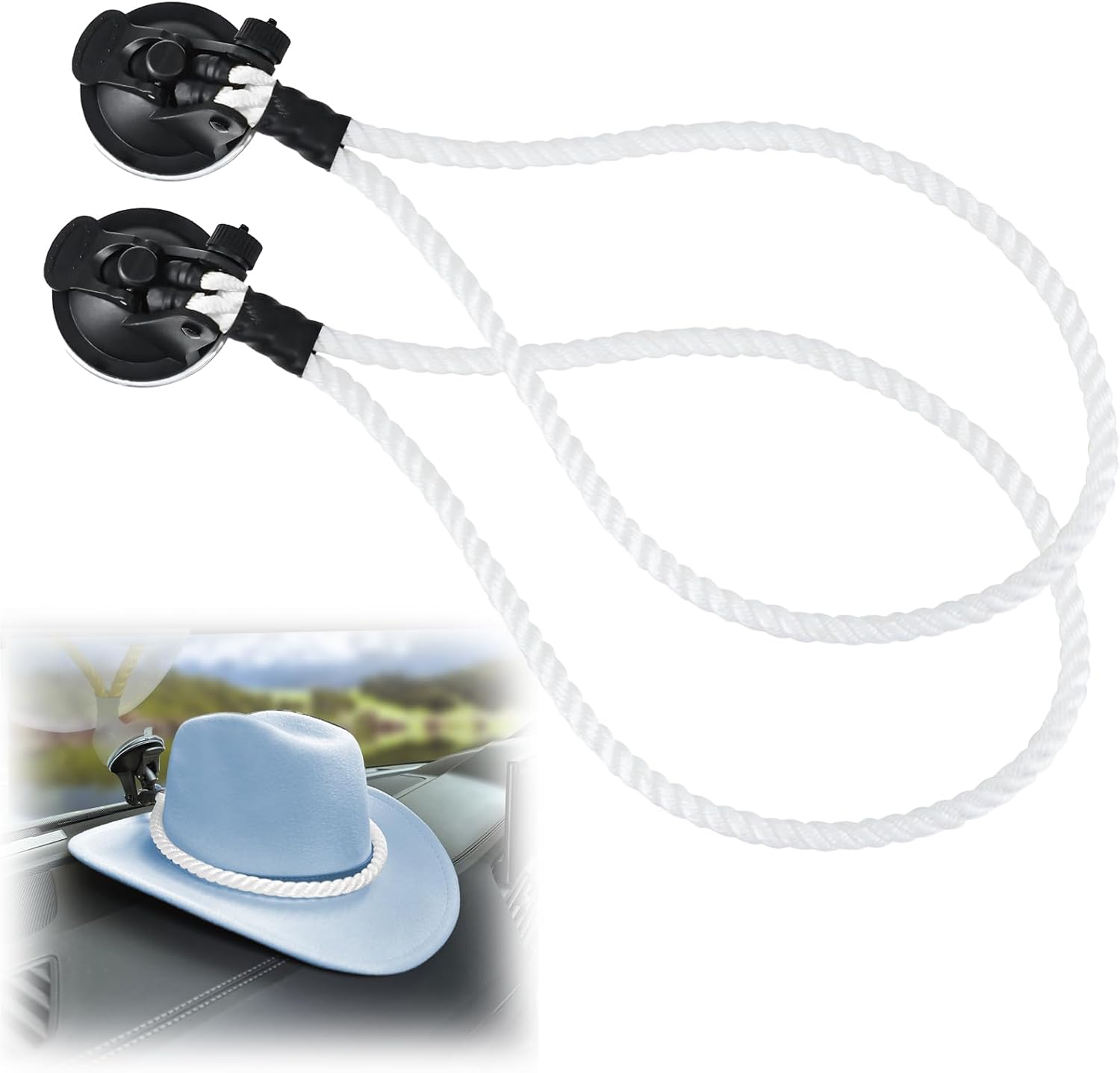 Amazon.com: MARKBIT Cowboy Hat Holder for Your Vehicle, Cowboy Hat ...