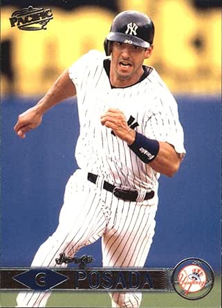 Amazon.com: 1999 Pacific Baseball Card #301 Jorge Posada : Collectibles ...