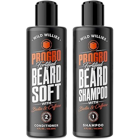Amazon.com : Wild Willies ProGro Beard Growth Shampoo & Conditioner Set ...