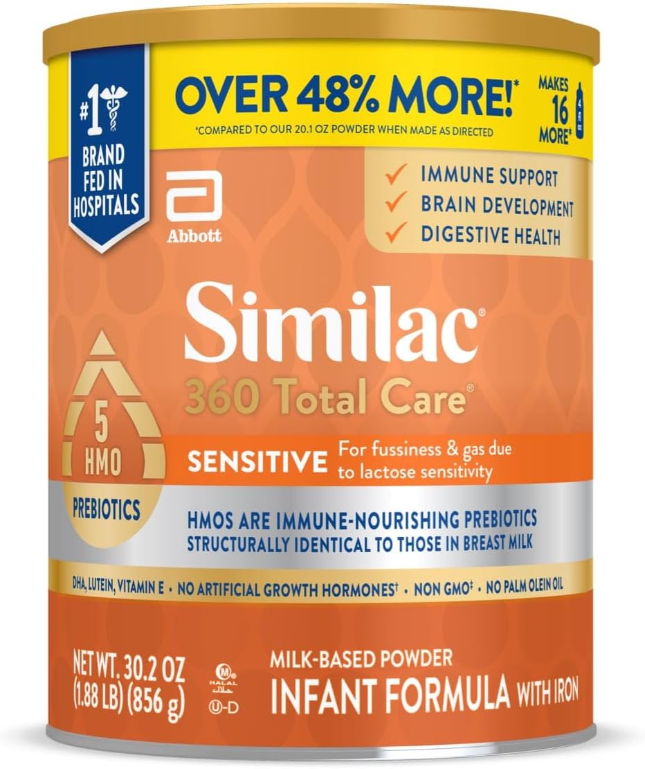 Amazon.com: Similac 360 Total Care Sensitive Infant Formula for ...