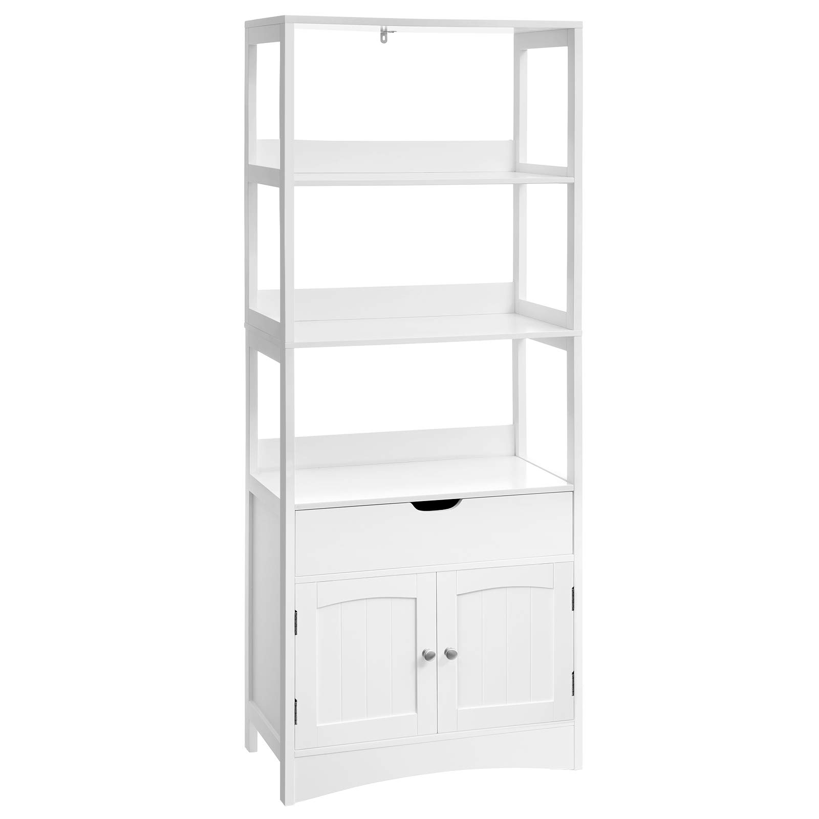 Buy VASAGLE Free Standing Linen Tower Bathroom Storage Cabinet