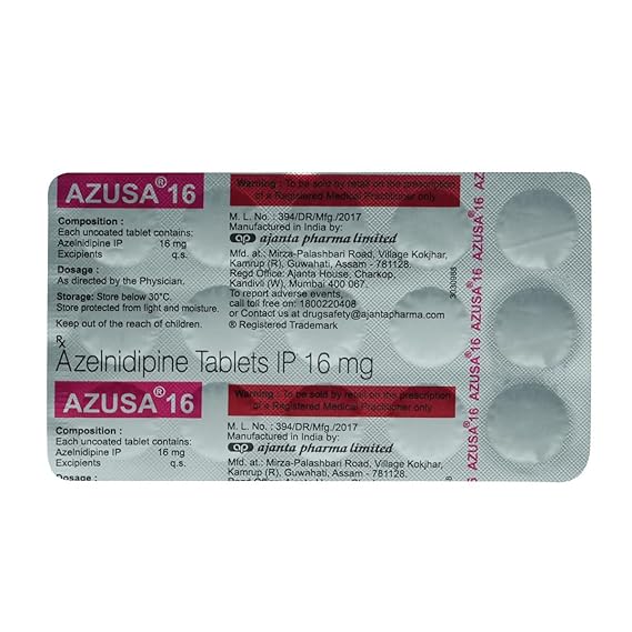 Azusa 16mg - Strip of 15 Tablets : Amazon.in: Health & Personal Care