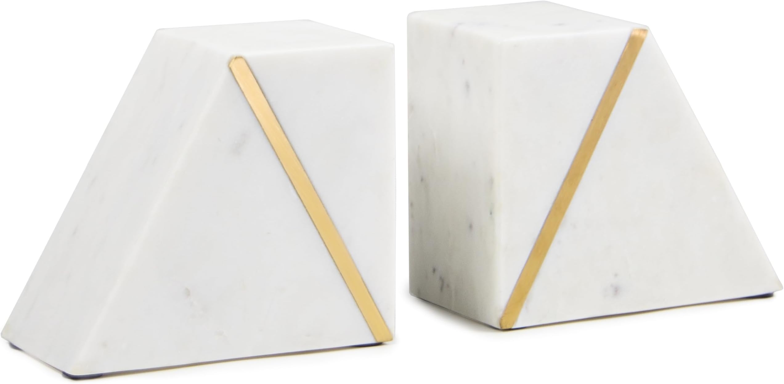 Amazon.com: Marble Bookends Handcrafted Heavy Marble Cube Square ...