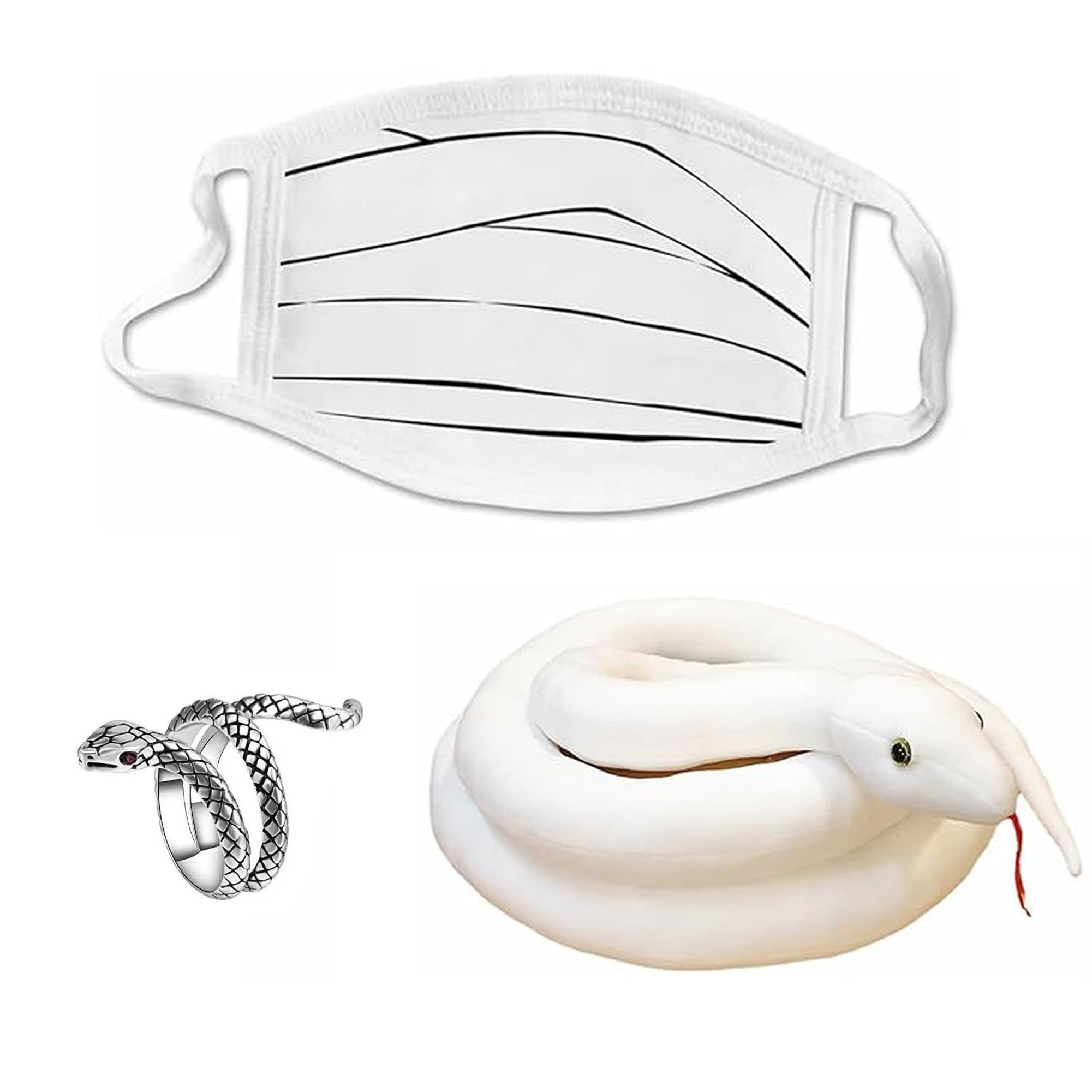 Snapklik.com : Iguro-Obanai Cosplay Mask And Snake Prop Anime Cosplay ...