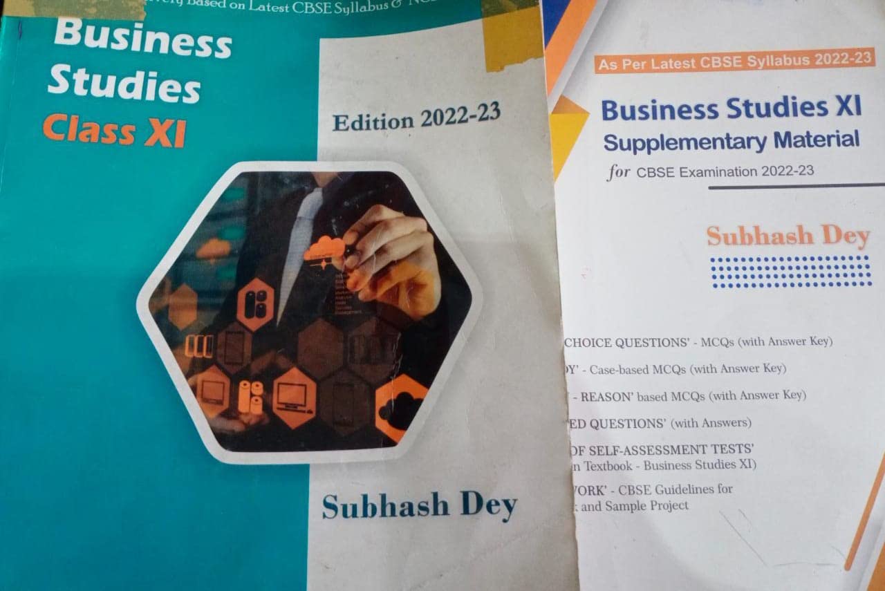 Business Studies Class 11 By Subhash Dey (Second Hand & Used Book) (S ...
