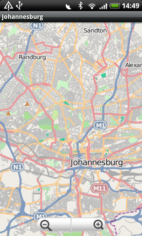 Johannesburg Street Map - App on Amazon Appstore