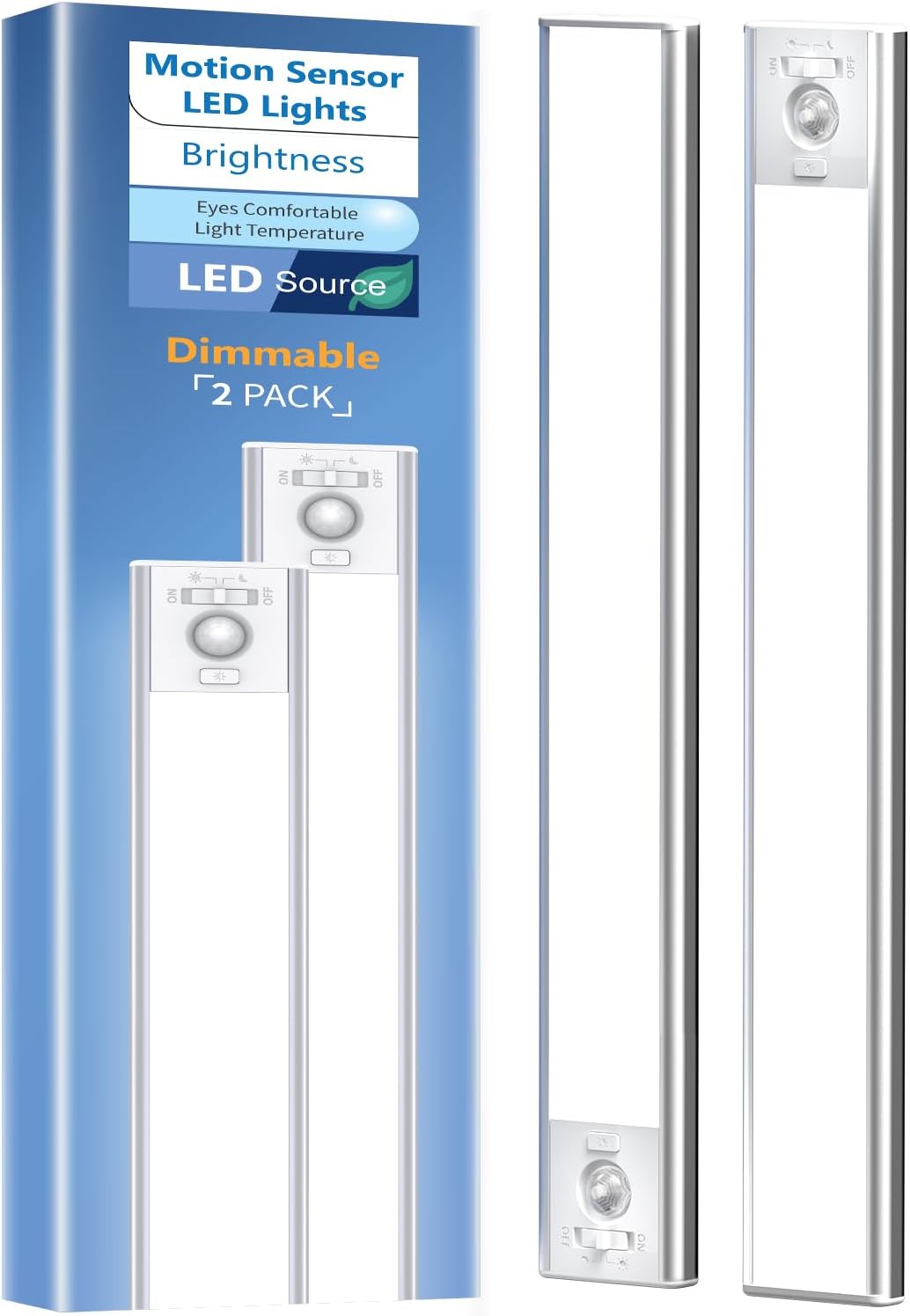 Bright Basics Motion Sensor Light Indoor Stick On Led Lights Battery ...
