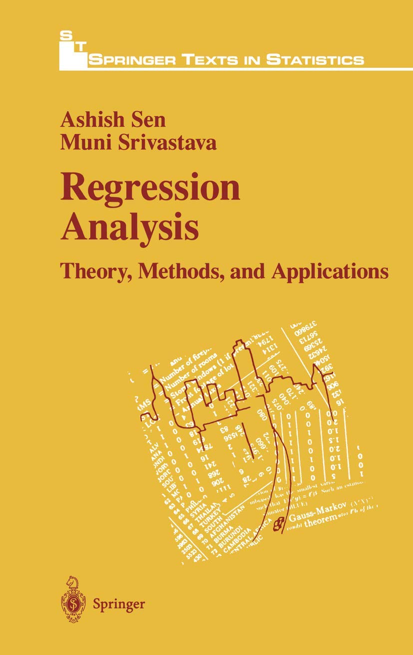 Amazon.com: Regression Analysis: Theory, Methods, and Applications ...