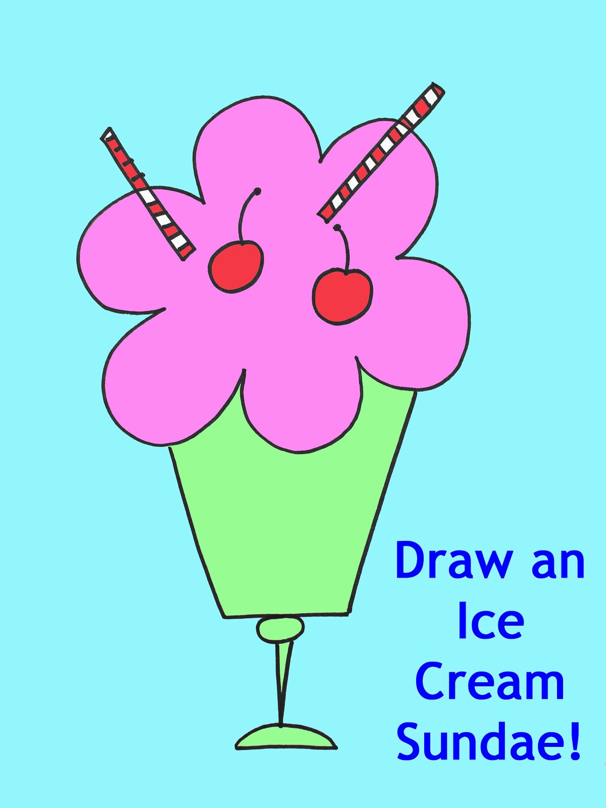 Buy How to Draw an Ice Cream Sundae Step-By-Step for Beginners and Kids ...