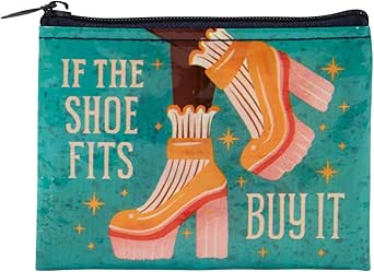 Amazon.com: Blue Q funny Coin Purse: If the Shoe Fits, Buy It. 95% ...