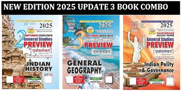 Buy Ghatna Chakra 2025 Edition UPSC General Studies Preview Book Set ...