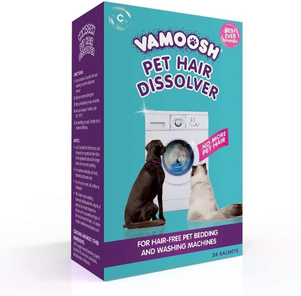 Vamoosh Pet Hair Remover for Washing Machines - 3 X 100g (3 Washes ...