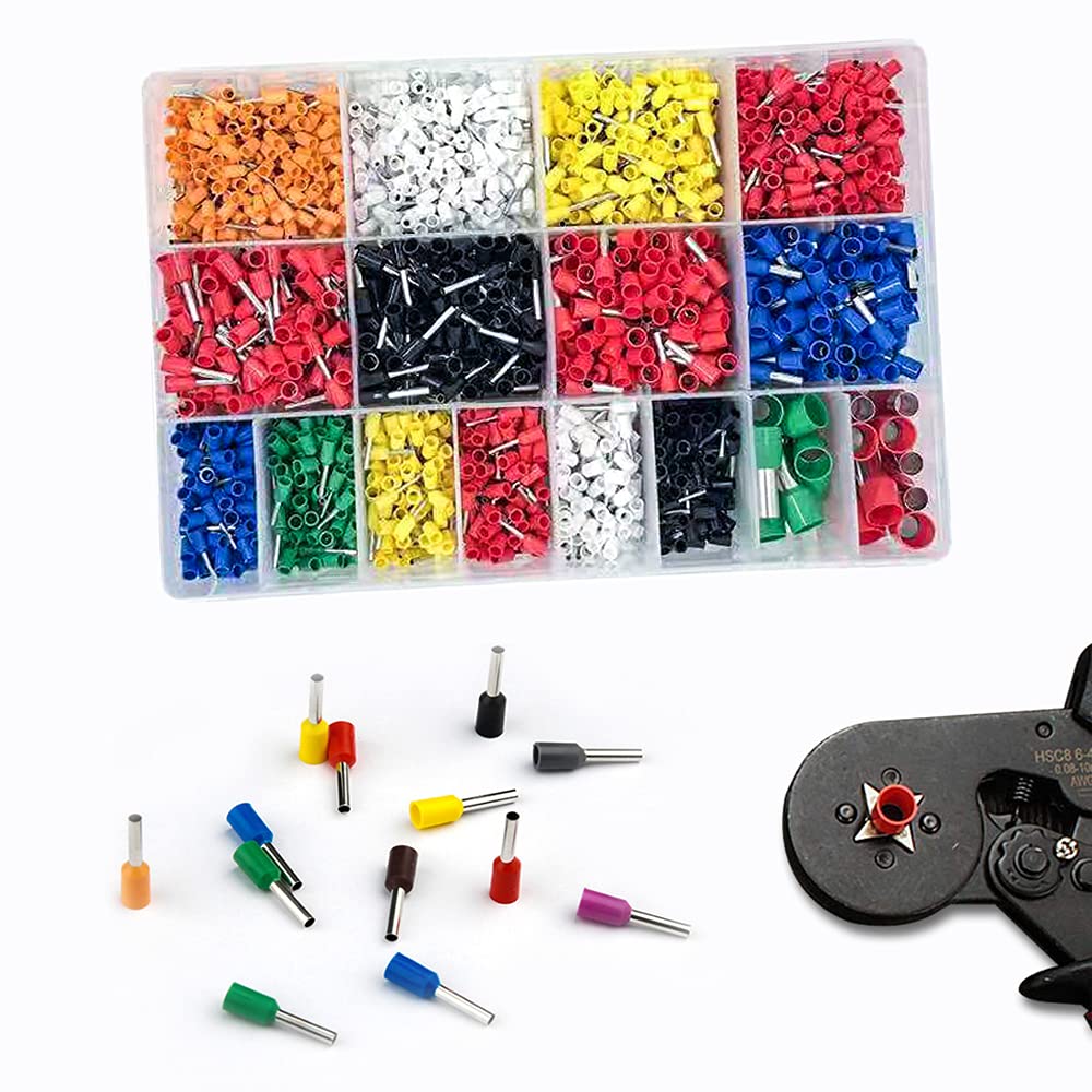 Snapklik.com : 2120PCS Wire Ferrules Terminals Kit, Ferrule Crimping ...