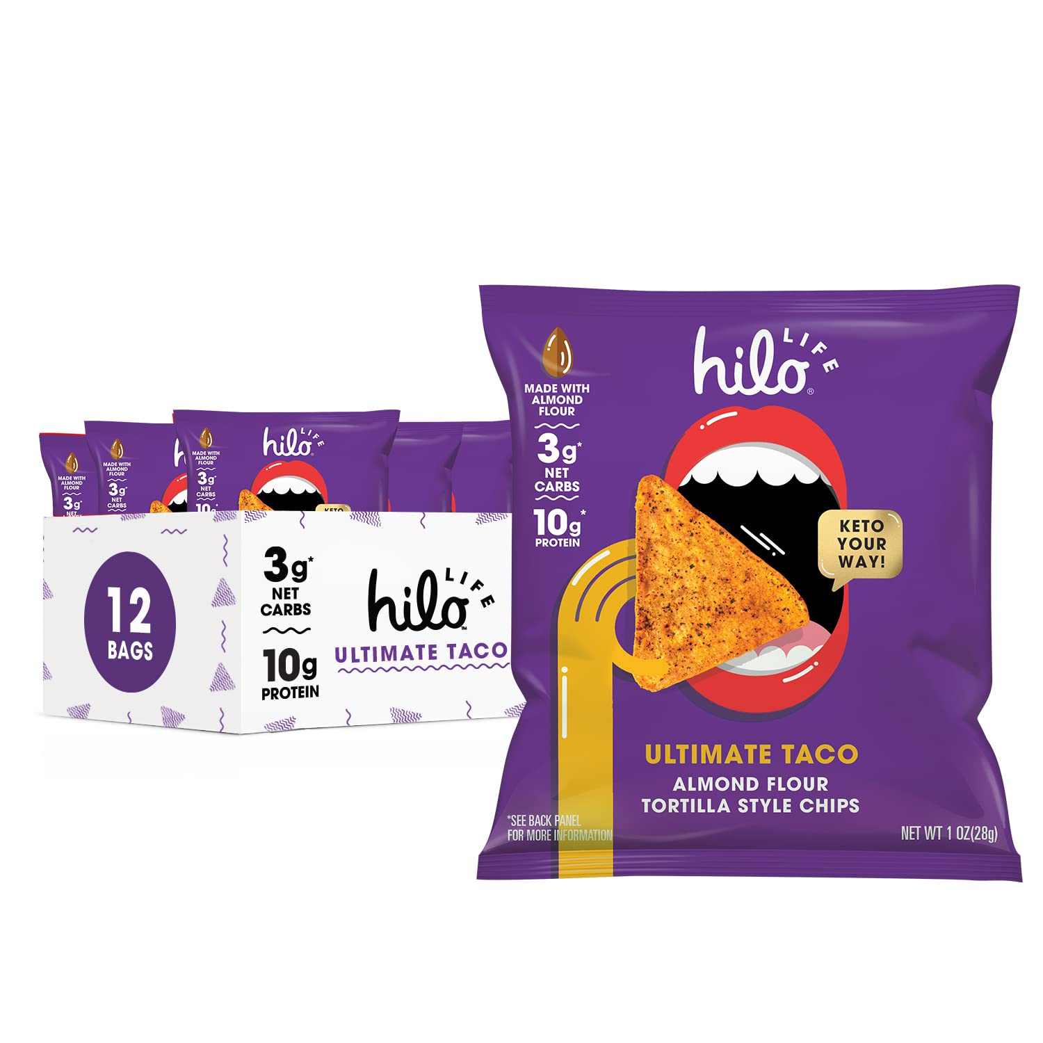 Snapklik.com : Hilo Life Low Carb Keto Friendly Tortilla Chip Snack ...