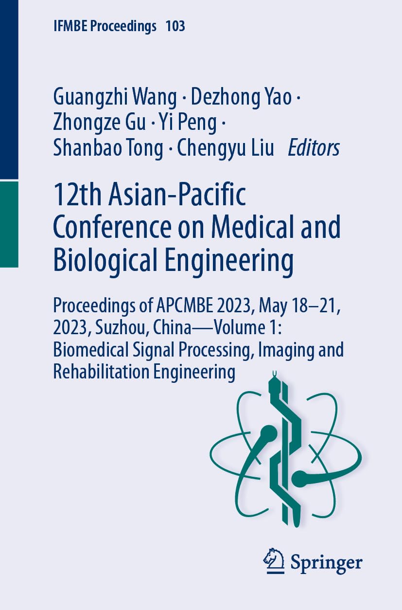 Buy 12th Asian-Pacific Conference on Medical and Biological Engineering ...