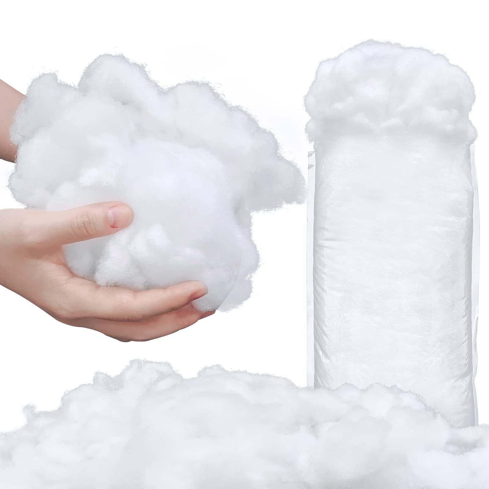 Fake Snow Decorations, 75 Sqft Fiber Soft Christmas Artificial Snow ...