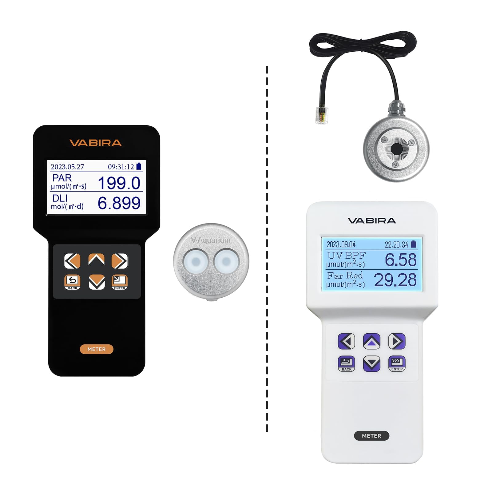 Test umol/(㎡s) Aquarium UVA,Red,Green,Blue,Far Red 365-800nm Waterproof ...