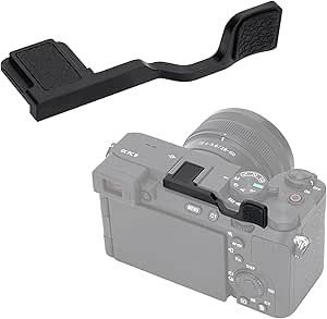 JJC Deluxe Metal Thumb Up Grip for Sony A7CII A7C II A7CR A7C R Camera with Hot Shoe Cover ...