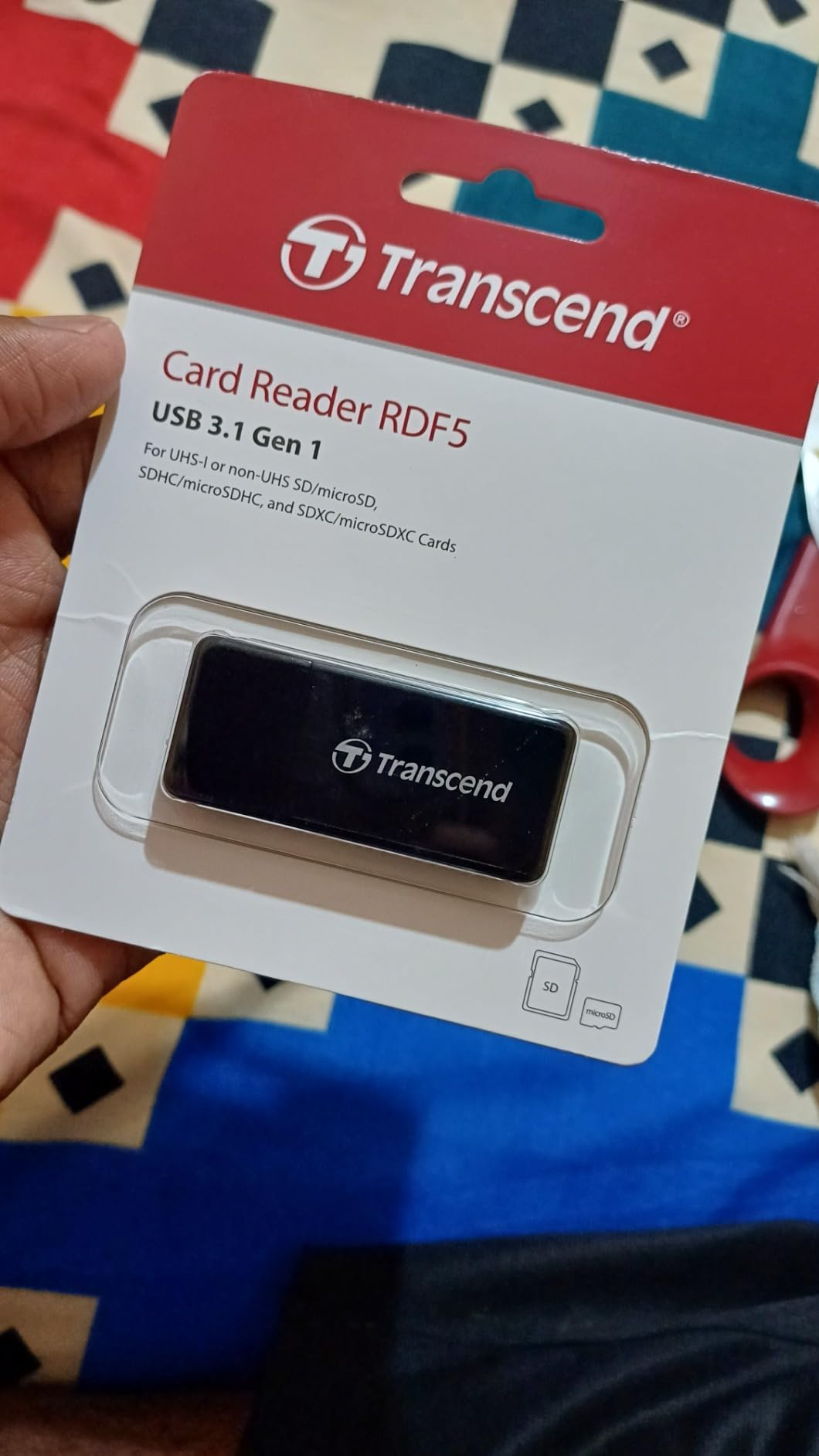 Transcend TS-RDF5K USB 3.1 Gen 1 Card Reader (Black) : Amazon.in ...
