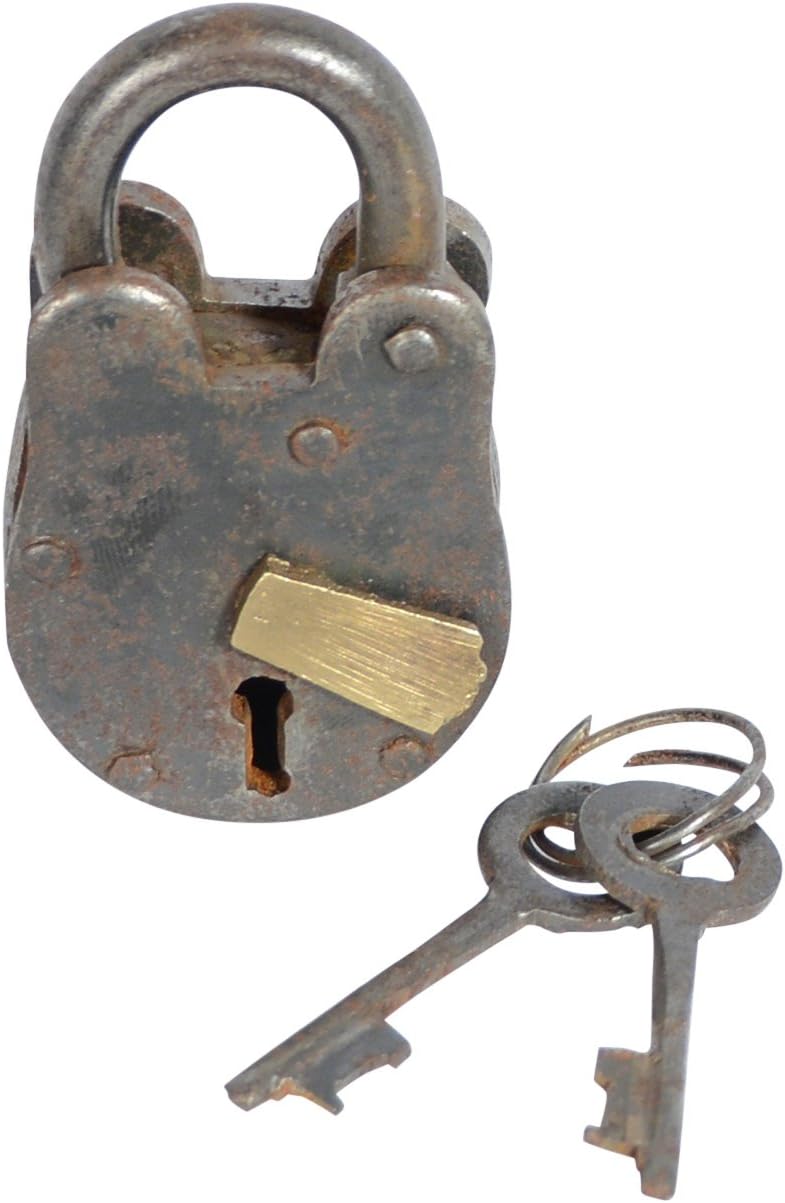 Metal Brass Lock & Keys- 2.75 inches high x 1.5 Inches Wide - Amazon.com