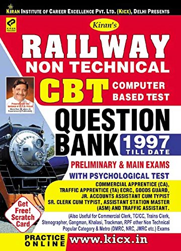 Buy Railway Non-Technical Cbt Question Bank 1997 Till Date - 2047 Book ...