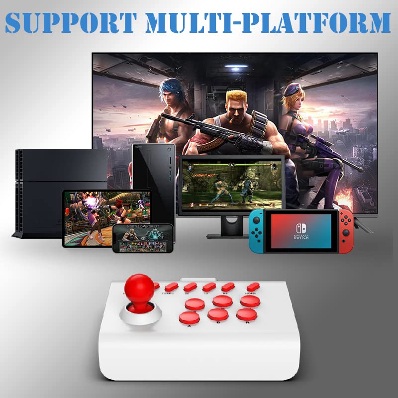 Arcade Stick, arVin Wireless Arcade Fighting Joystick for iOS/Android ...