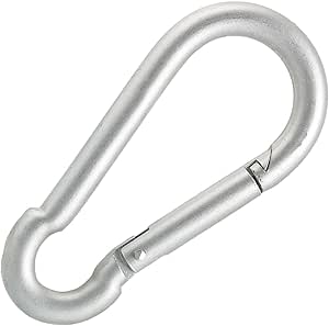 Amazon.com: E-Rigging 7/16" Carabiner | Heavy Duty, Galvanized | [6 ...