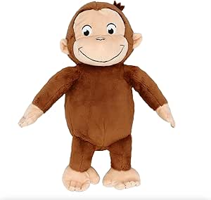 Amazon.com: KIDS PREFERRED Curious George Monkey Stuffed Animal Plush ...