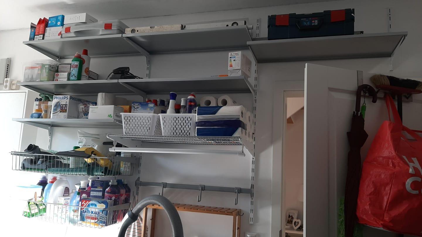 ib style - 2 Stück Wandschiene | 2-reihiges System | 4 Abmessungen | 3 ...