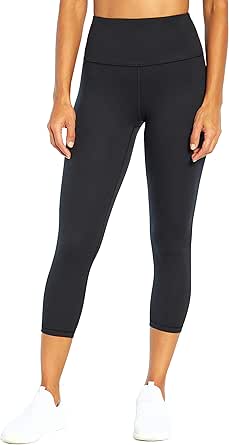 Amazon.com: Balance Collection Women's Contender Luxe High Rise Capri ...