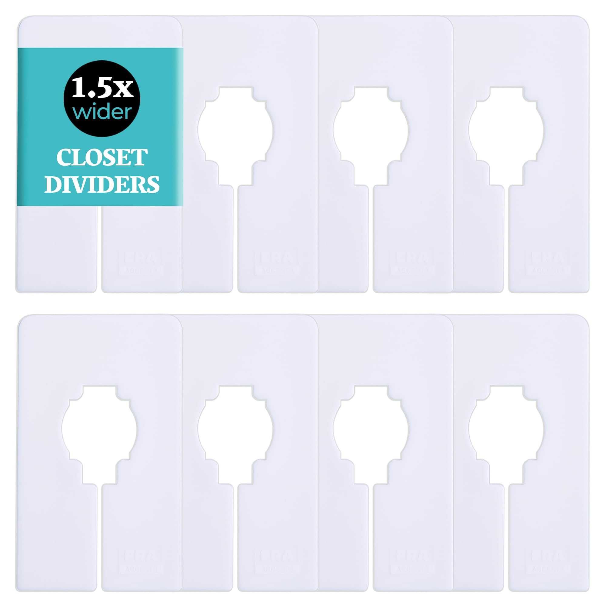 Amazon.com: Closet Dividers for Hanging Clothes- 16x Rectangle Clothing ...