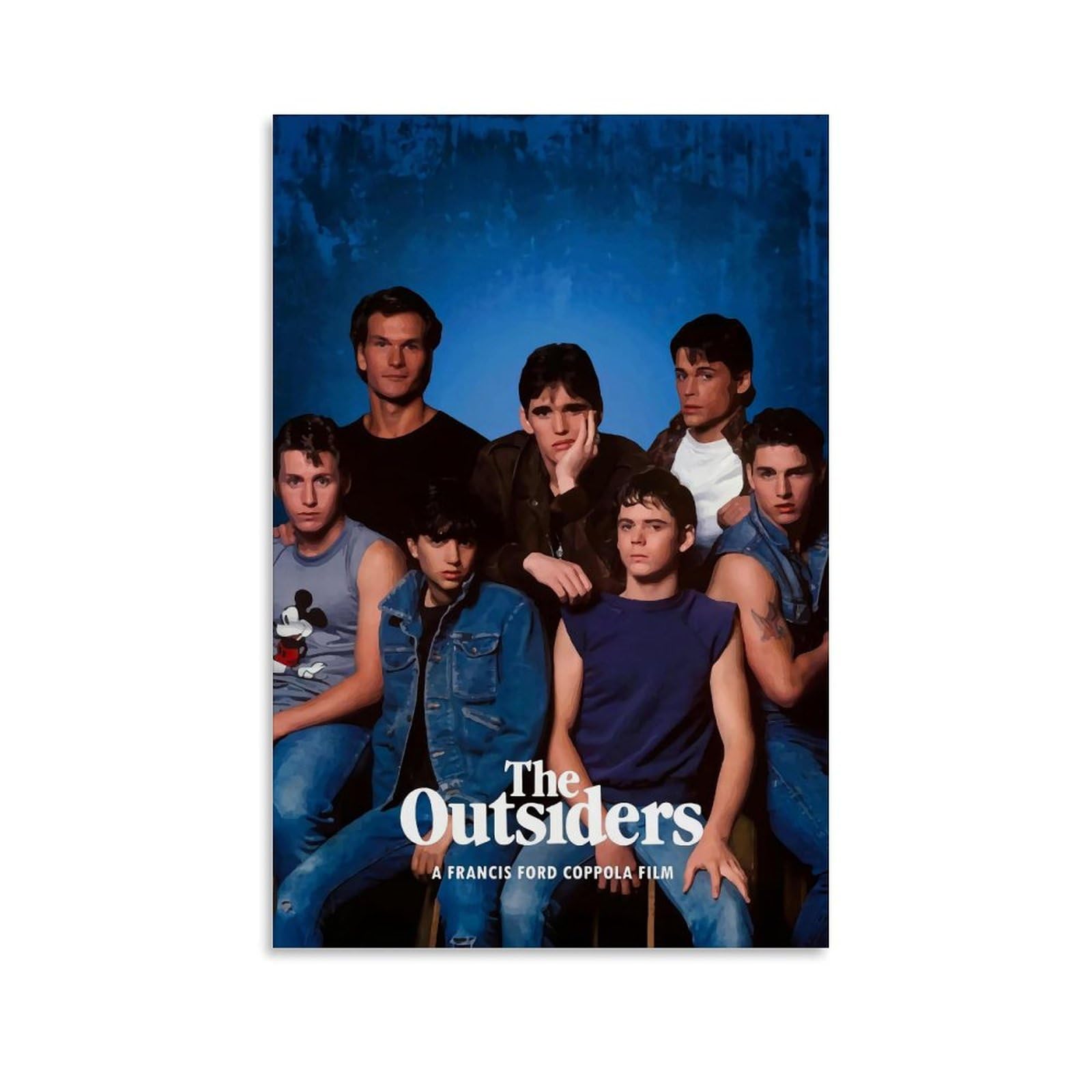 Amazon.com: The Outsiders Movie Poster Wall Decorations Canvas Poster ...